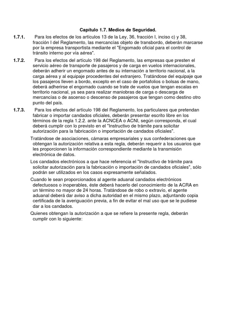 Tipos y Uso de Candados Fiscales | PDF | aduana | El comercio internacional
