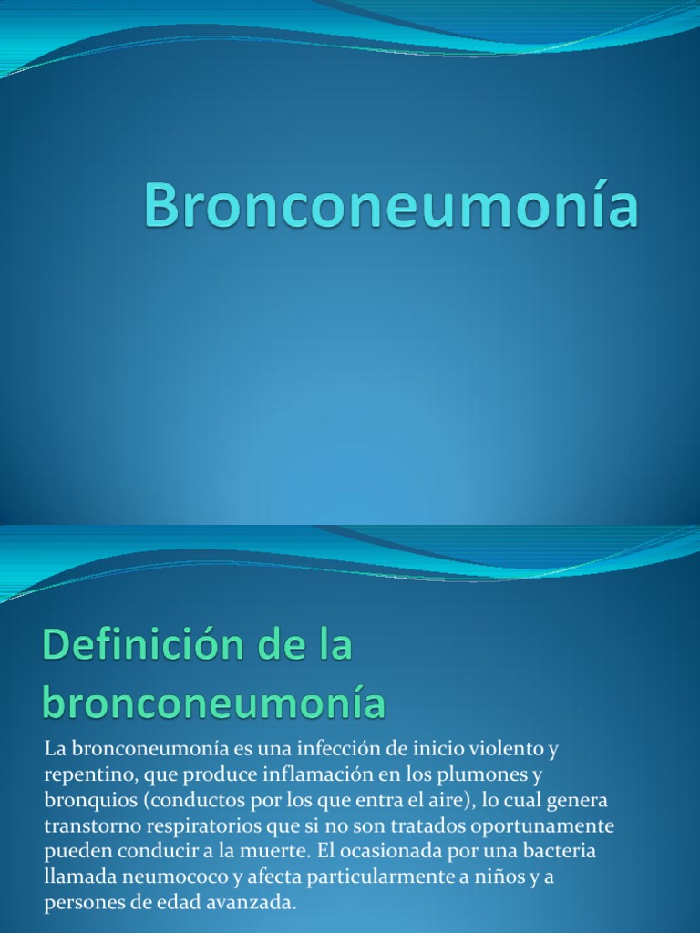 Bronconeumonía