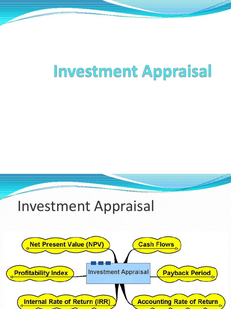Investment Appraisal | PDF | Net Present Value | Internal Rate Of Return