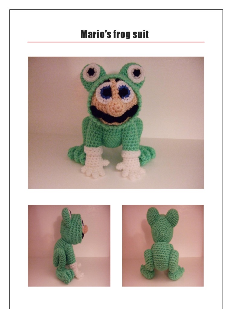 Mario S Frog Suit - pdf4 | PDF | Hand | Crochet