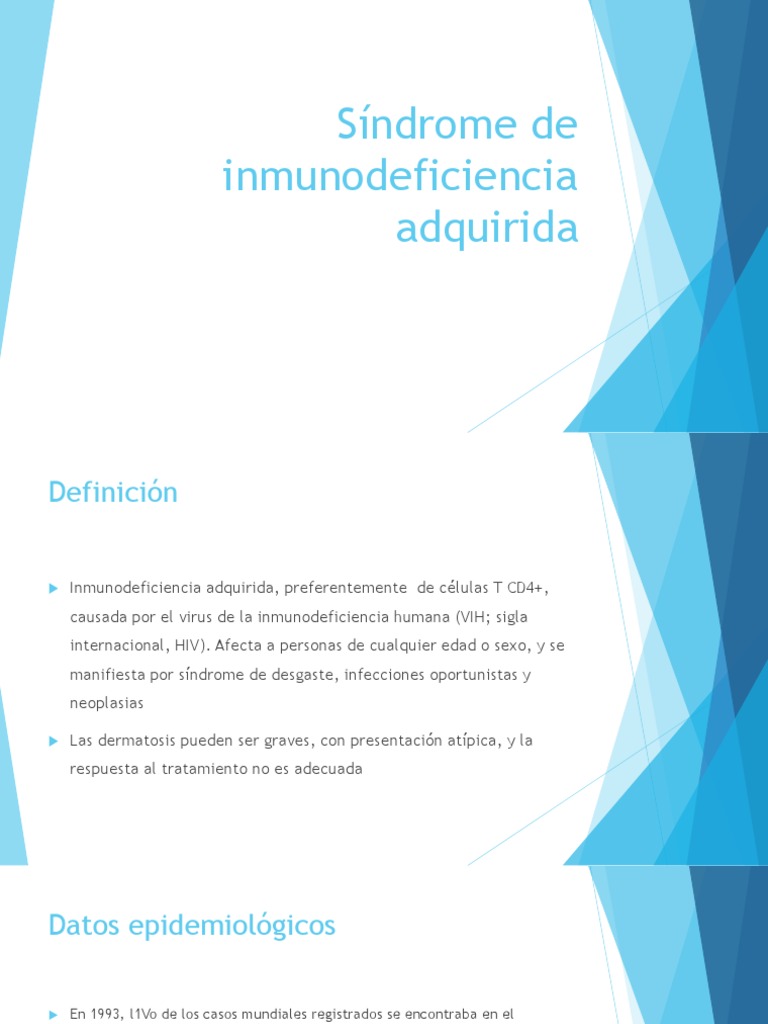 Síndrome de inmunodeficiencia adquirida | VIH / SIDA | Inmunología