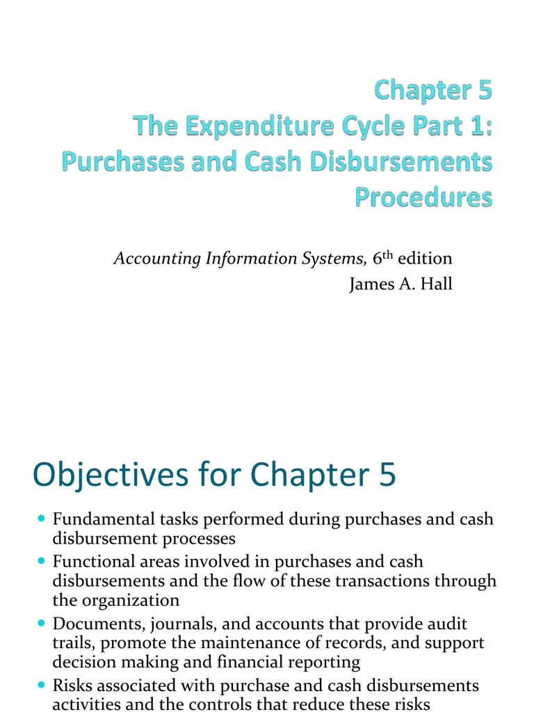 JAMES A. HALL - Accounting Information System ch05 | PDF | Accounts ...