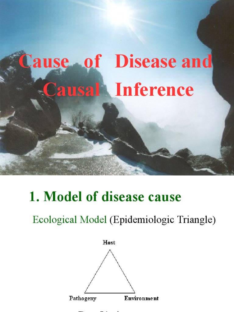 Cause of Disease and Causal Inference | PDF | Epidemiology | Causality