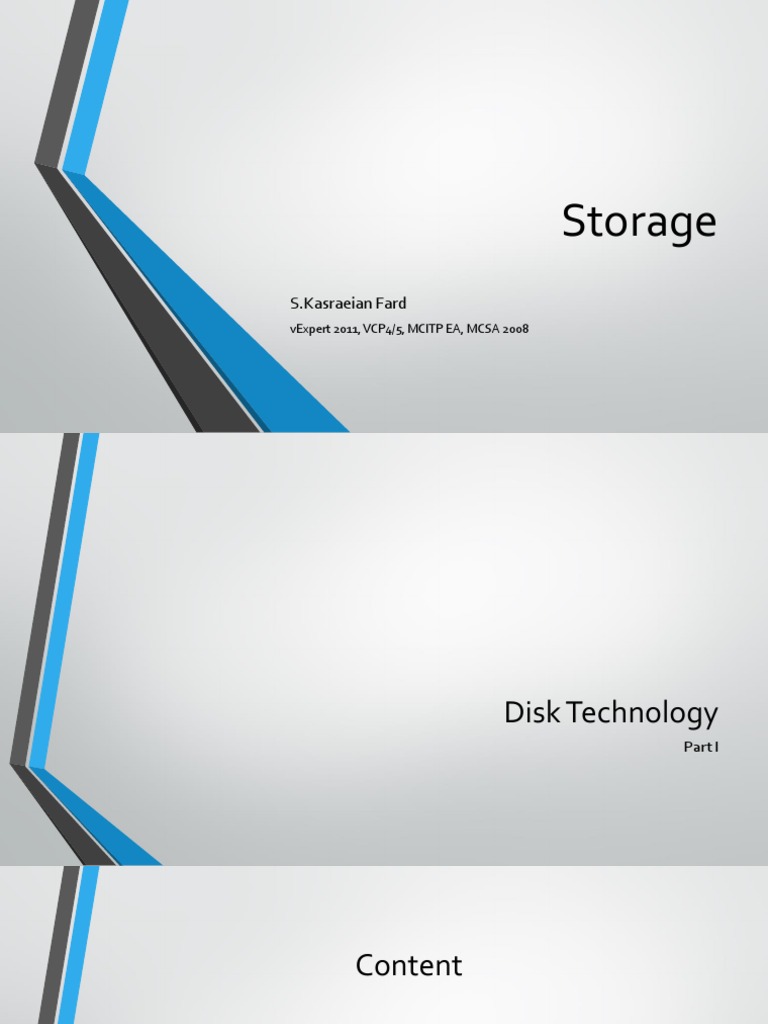 Storage Technology | PDF | Solid State Drive | Flash Memory
