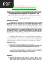 Bocw Act 1996 | PDF | Employment | Comptroller