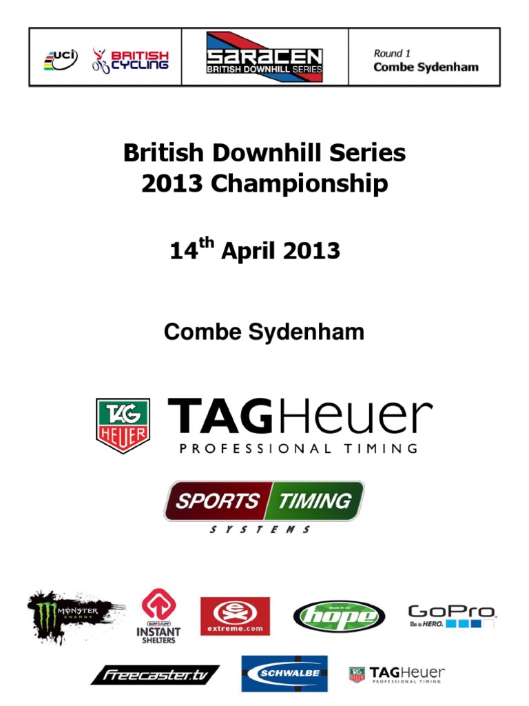 Combe Sydenham 2013 | PDF | Human Powered Transport | Adventure Travel