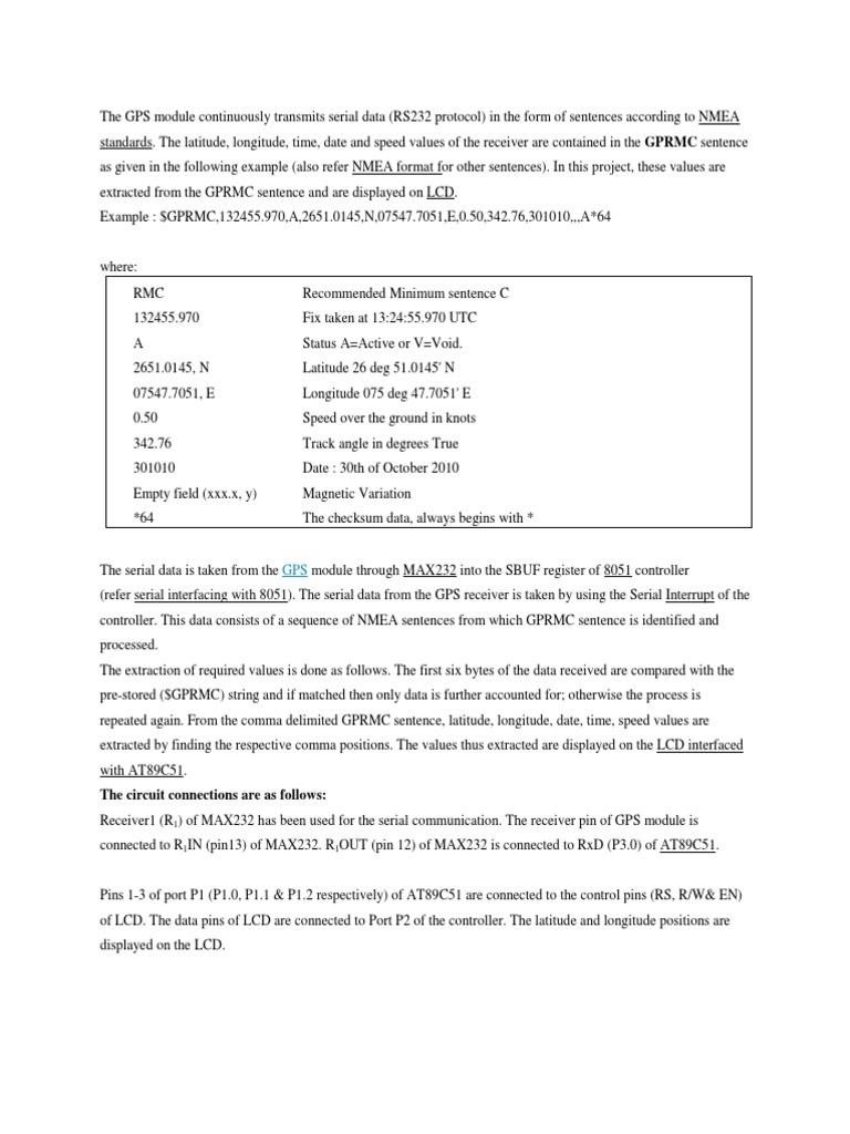 Extracting Data From Gps | PDF | Global Positioning System ...