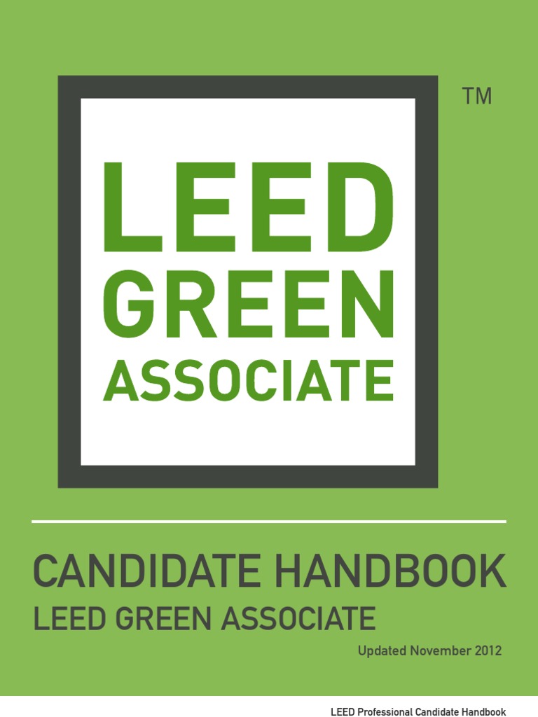 LEED Green Associate Candidate Handbook | PDF