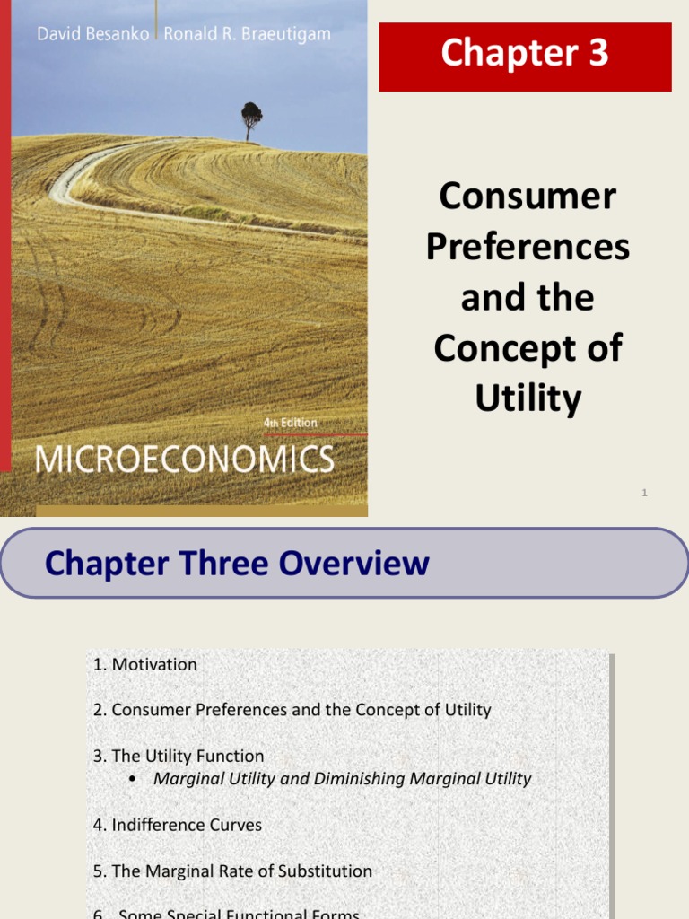 Understanding Consumer Preferences: An Introduction to Utility Theory ...