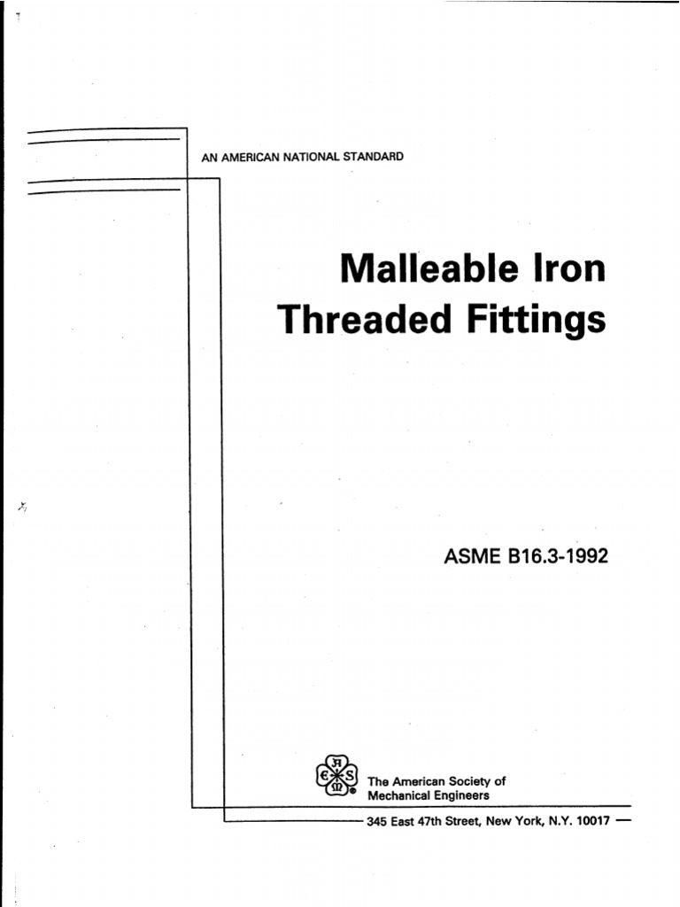 Ansi Asme b16.3 | PDF