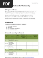 Free Template Statement of Applicability ISO27001 2022 | PDF ...