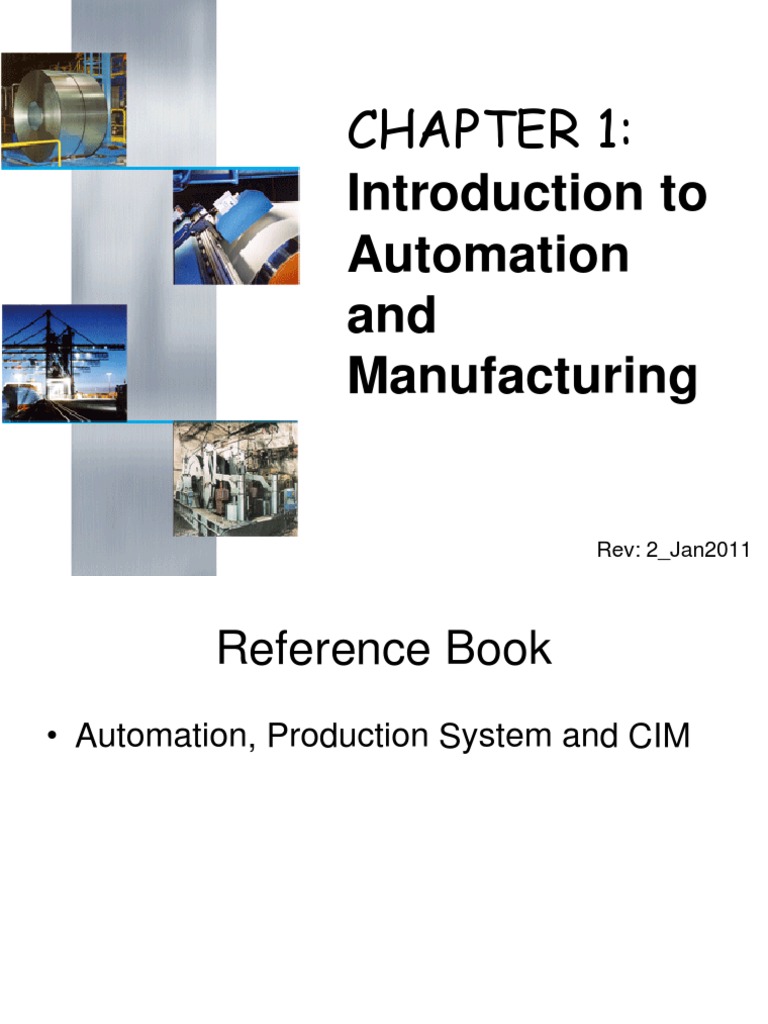 Introduction To Automation and Manufacturing: Rev: 2 - Jan2011 | PDF ...