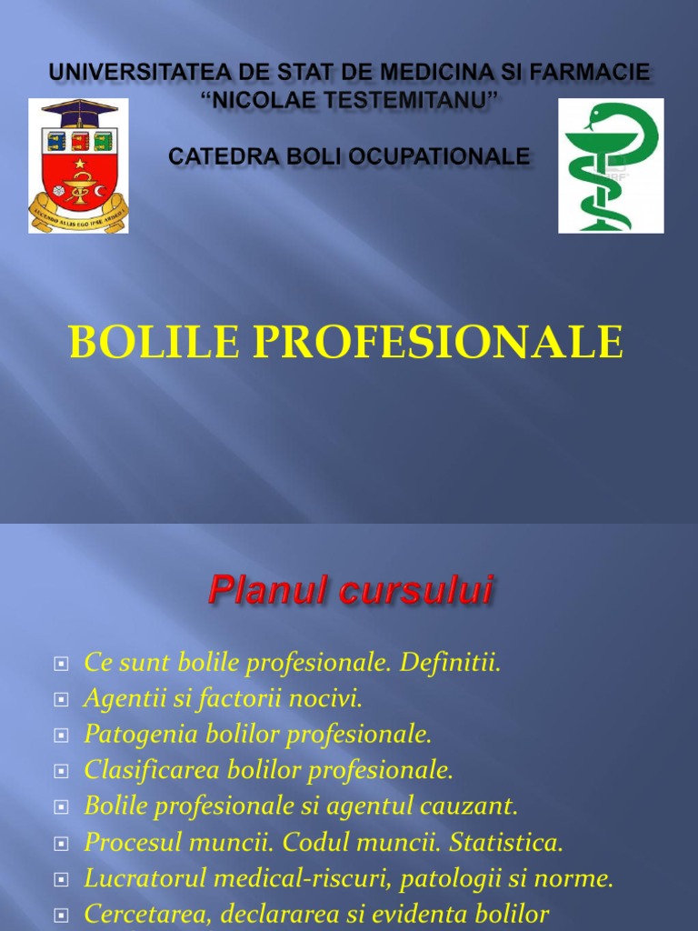 Introducere in Boli Profesionale | PDF