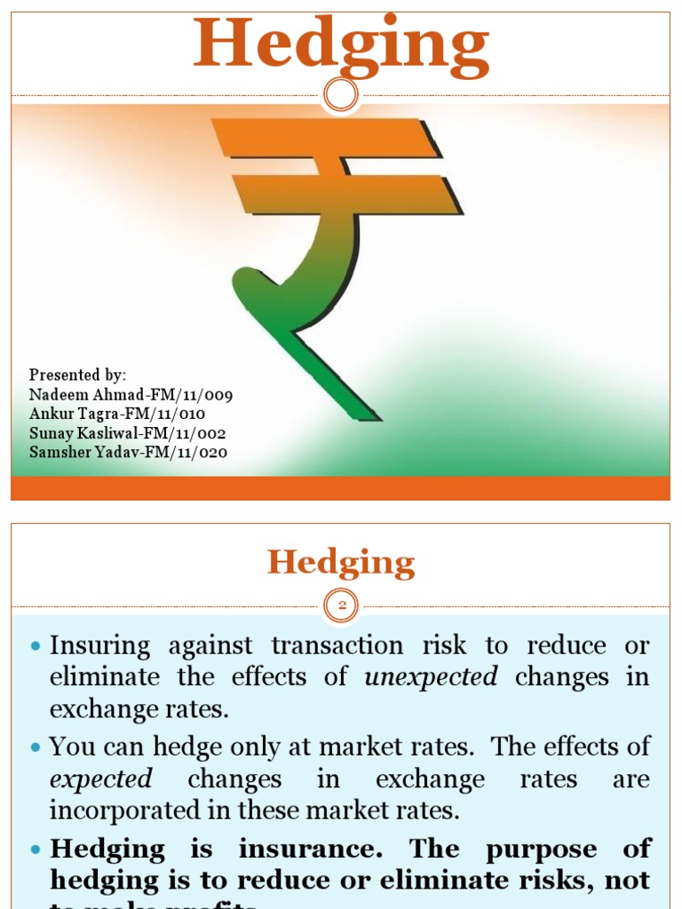 Hedging | Hedge (Finance) | Futures Contract
