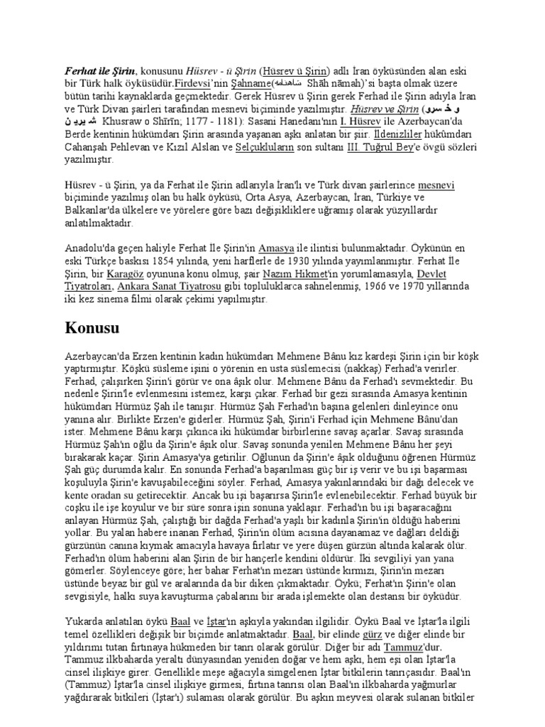 Ferhat Ile Şirin | PDF