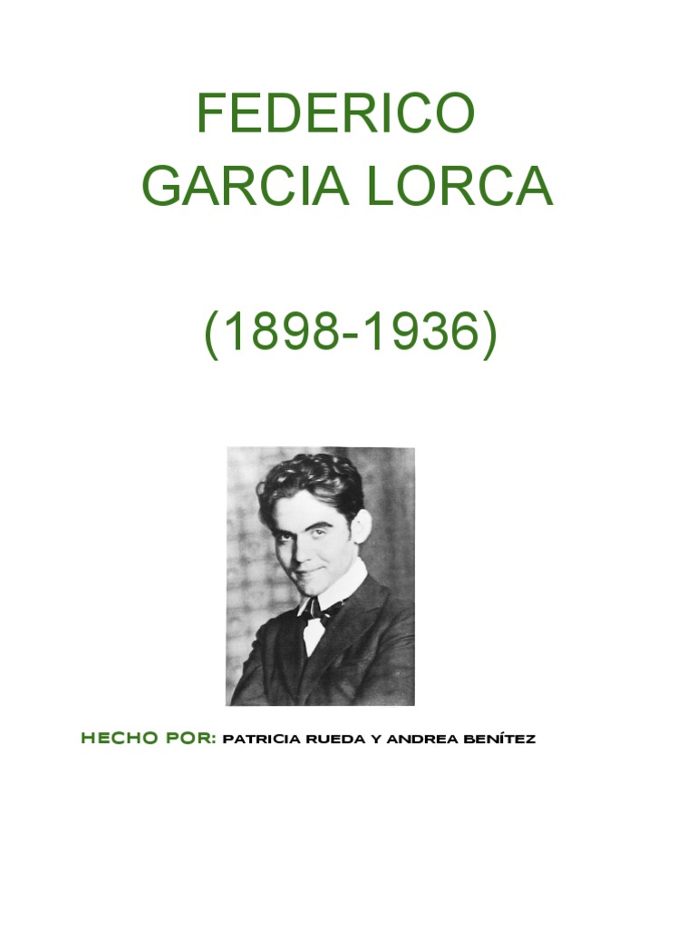 Esquema Trabajolorca | PDF | Federico García Lorca