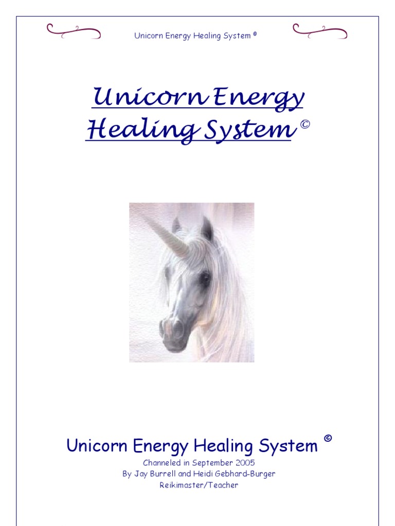 Unicorn Energy Healing System Manual | PDF
