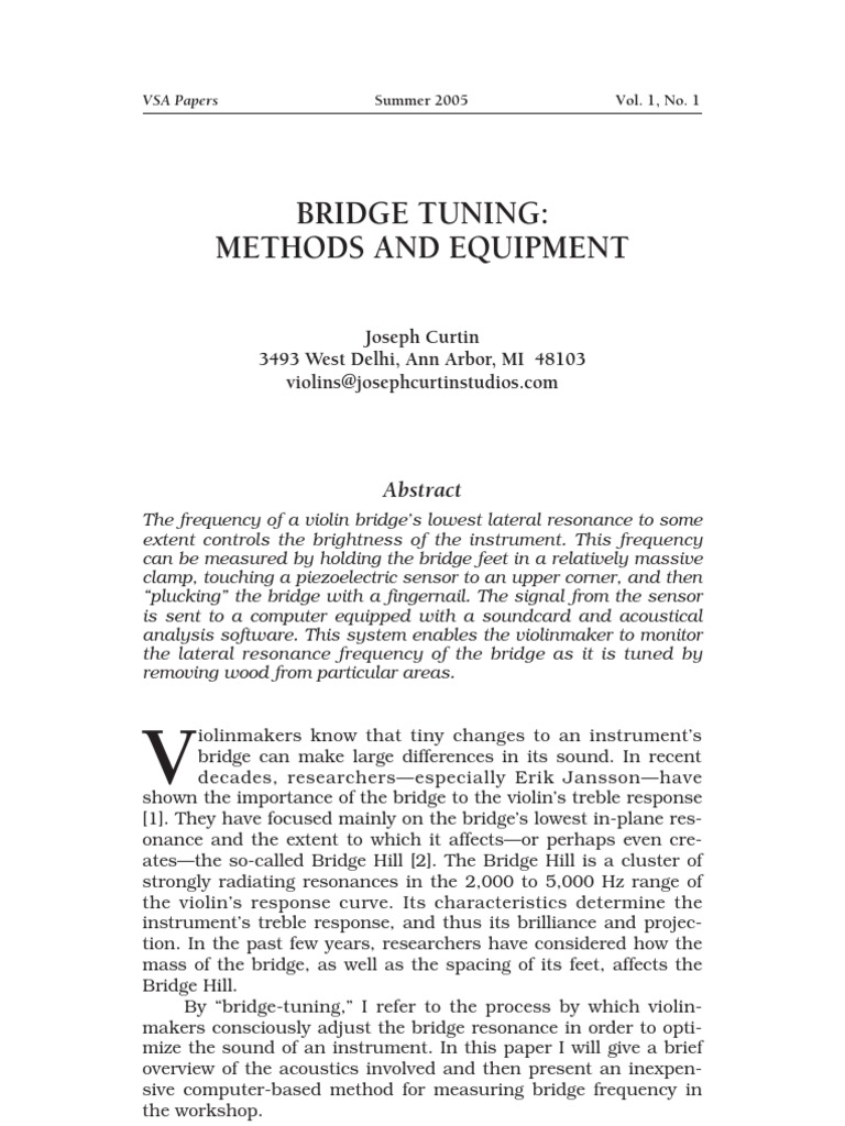 BridgeTuning PDF | PDF | Home & Garden