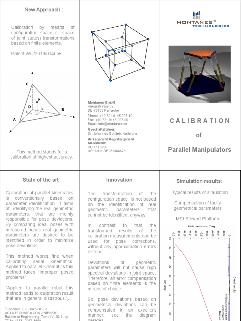 Parallel Kinematics Calibration Without Parameter Identification | PDF
