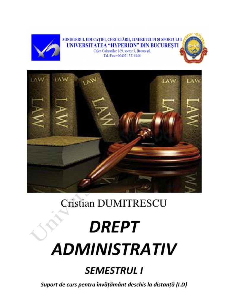 Drept Administrativ | PDF