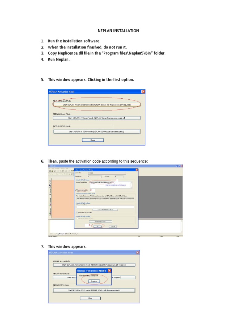 NEPLAN Software Setup Guide | PDF | Business | Computers