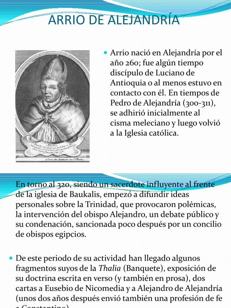 Biografía y doctrina de Arrio | PDF | Ecumenismo | Religión y creencia