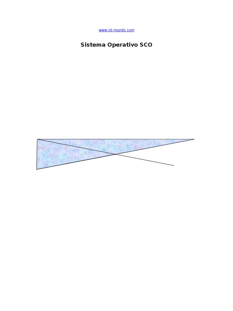Sistema Operativo Sco | PDF | Windows Nt | Servidor (Computación)