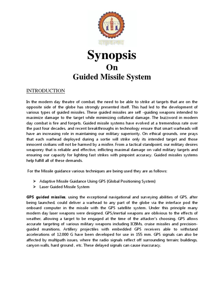 Guided Missile Systems Explained | PDF | Missile | Inertial Navigation ...