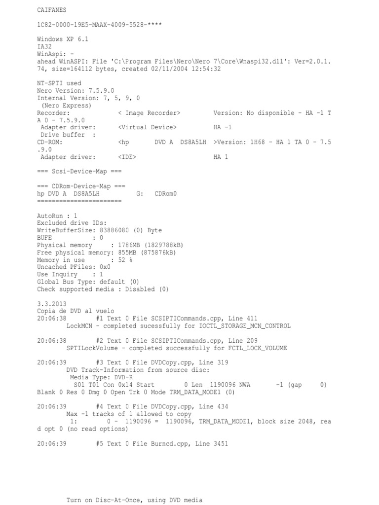 Log | PDF | Windows Registry | Computer Data