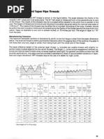 NPT Thread Dimensions PDF | PDF | Machining | Tools