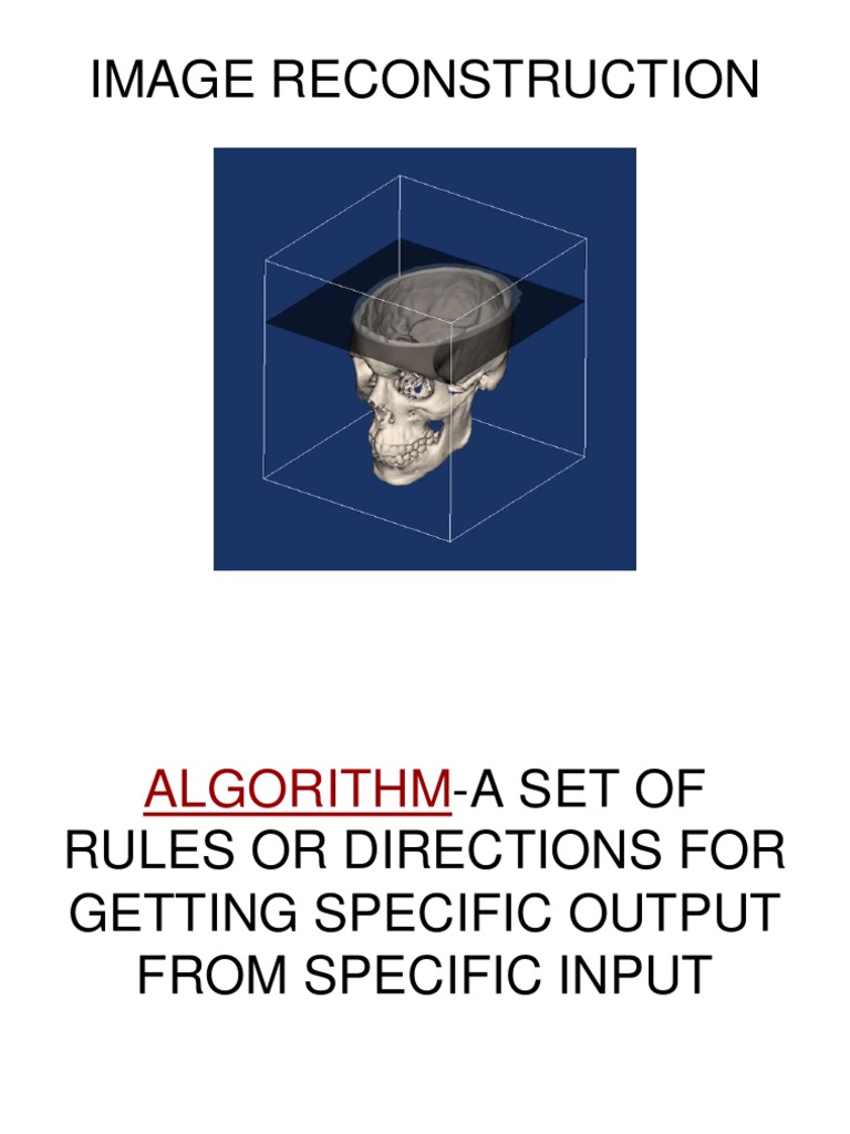 11 Reconstruction Methods | PDF | Convolution | Ct Scan