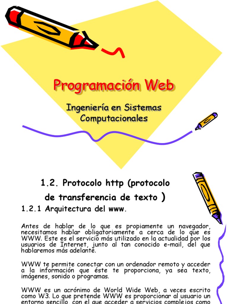 Programación Web | PDF | Cookie HTTP | HTML