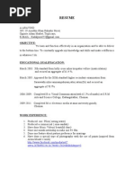Personal Dossier Template | PDF