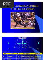 9-Man Wing-T Offense Playbook | PDF | Quarterback | American Football