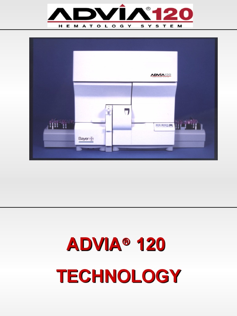 ADVIA 120 Hematology Analyzer Overview | PDF | White Blood Cell | Red ...