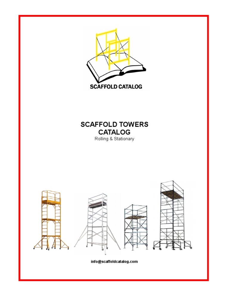 Scaffold Towers Catalog | PDF | Scaffolding | Wood