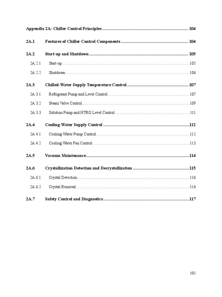 Chiller Control Sequence | Download Free PDF | Refrigeration ...