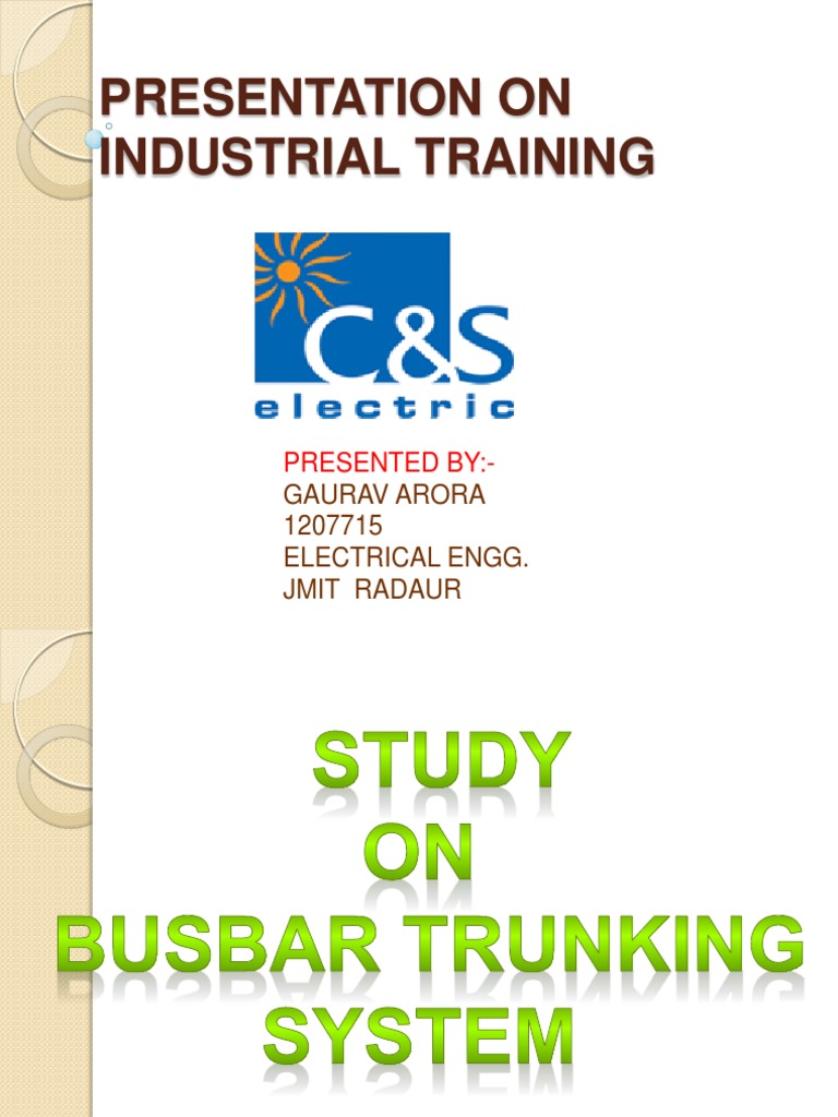 Busbar Trunking System | PDF | Electrical Conductor | Electrical ...