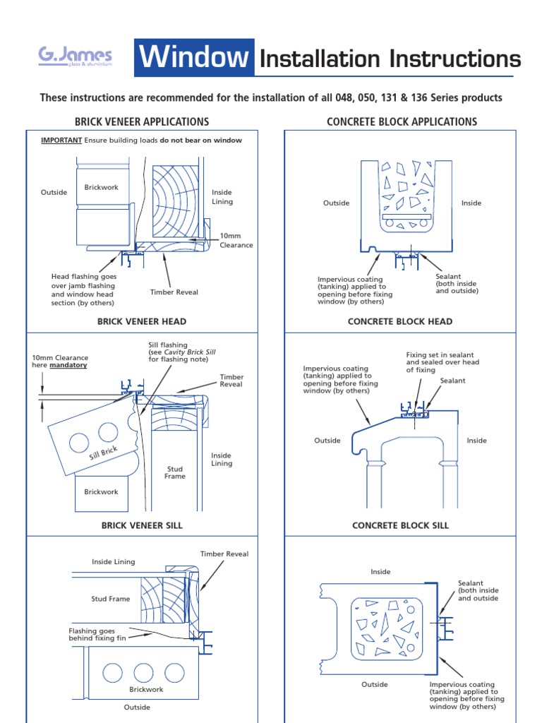 Windows - Building in - G James | PDF | Framing (Construction) | Door