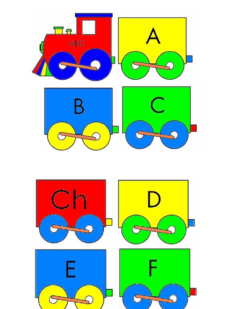 Alfabeto Tren Colores | PDF