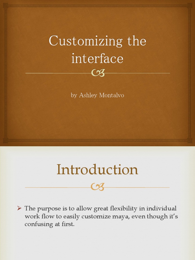 Customizing Interface | PDF | Computers