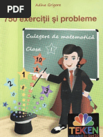 1000 Exercitii Si Probleme Matematica Clasa 2 PDF | PDF