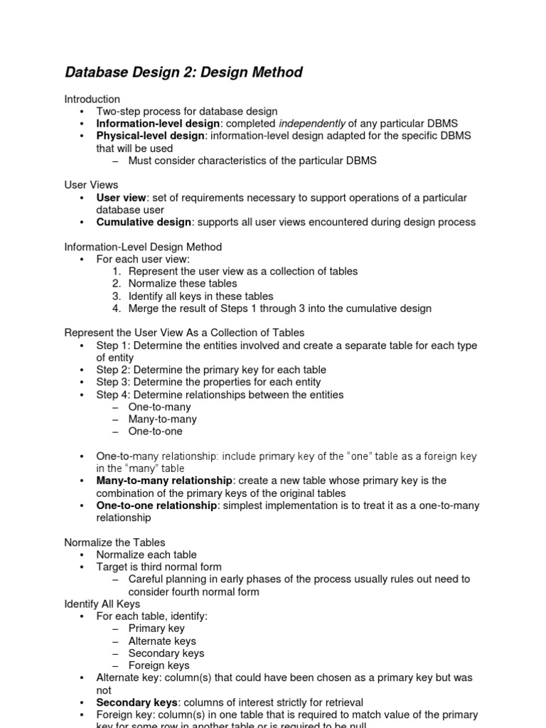 Database Design 2 | Download Free PDF | Databases | Scientific Modeling