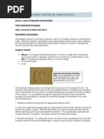 Intraperitoneal Ip Injection in Rats and Mice Sop | PDF | Injection ...