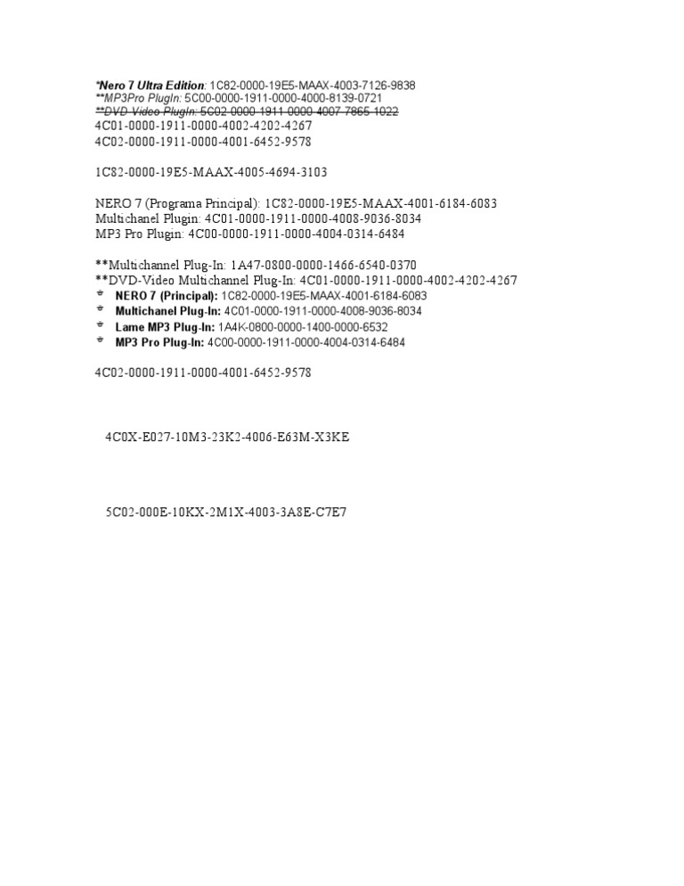 Nero 7 Ultra Edition Serial Keys | PDF