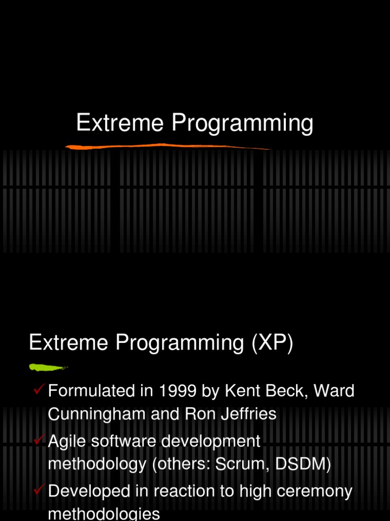 Extreme Programming | PDF | Software Development Process | Software Engineering
