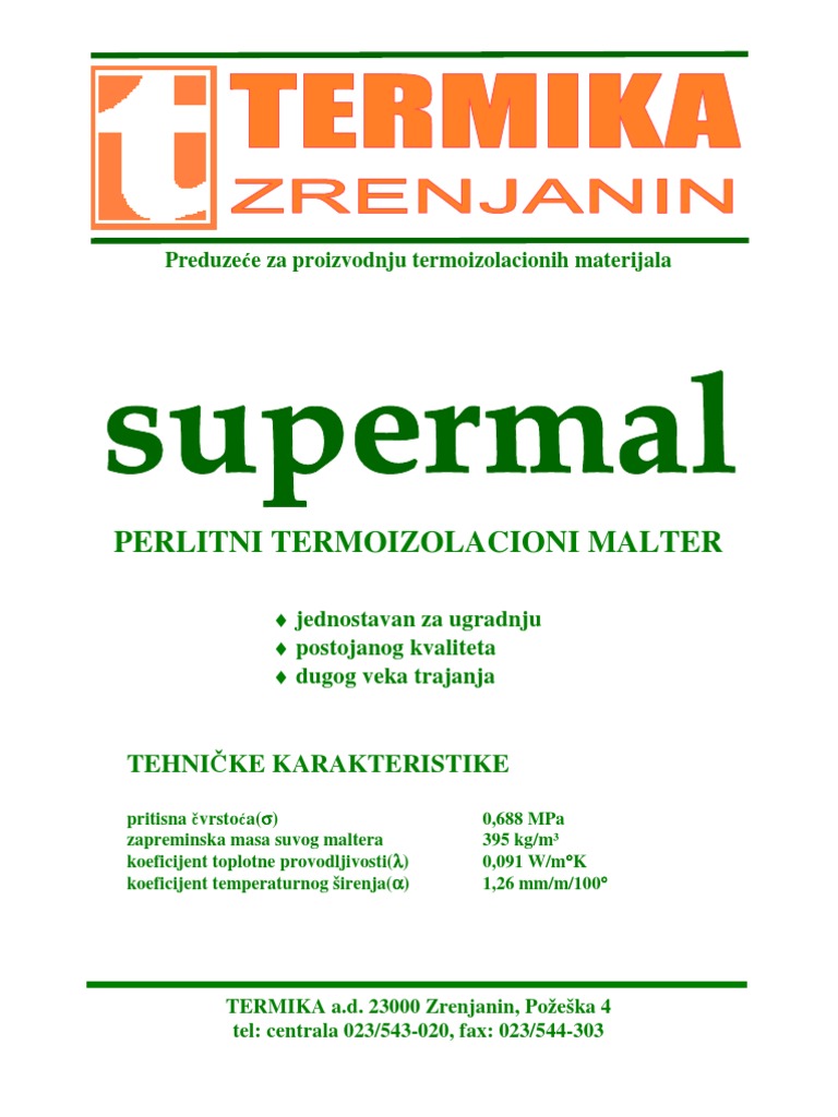 Termika - SUPERMAL | PDF