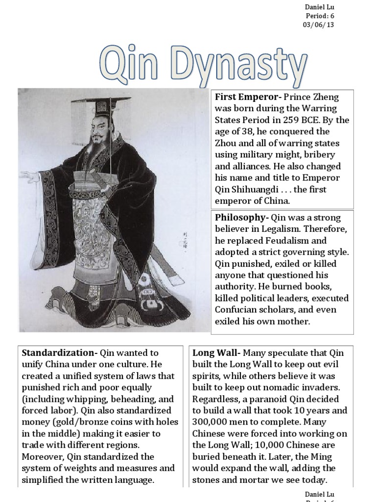 Qin Dynasty | PDF | East Asia | China