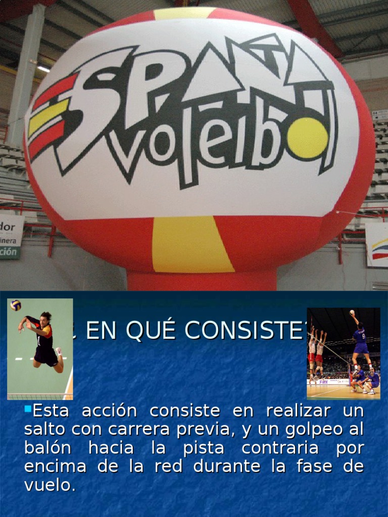Fases y técnica del remate en voleibol | PDF | Velocidad | Rodilla
