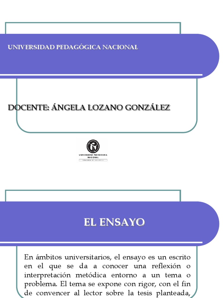 Guía para Escribir un Ensayo Académico | PDF | Ensayos | Autor